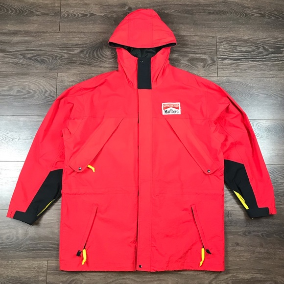 Marlboro | Jackets & Coats | Marlboro Adventure Team Mens Full Zip Red ...